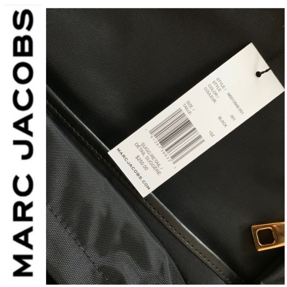 Marc Jacobs | Bags | Nwt Marc Jacobs Large Nylon Backpack Black | Poshmark